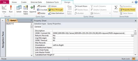 ms access pass through query swiftmasa