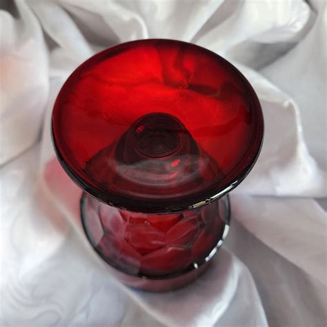 Ruby Red Honeycomb Goblet Hesters Occult