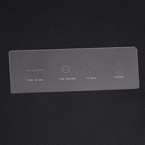 Microscope Slides Reticle Calibration Slide Ruler Microscope Objective