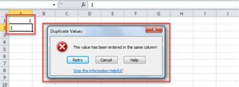 2 Easy Methods To Prevent Duplicate Values In A Column In Your Excel