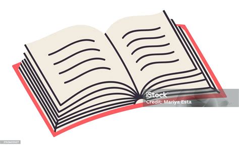 교과서를 엽니다 교육 교과서 사전 또는 백과 사전 평면 벡터 그림 독서 및 학습 책 개념 공부에 대한 스톡 벡터 아트 및 기타 이미지 Istock