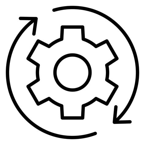 Automation Icon Line Vector Illustration 35824957 Vector Art At Vecteezy