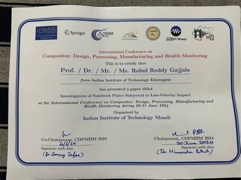 Gajjala Rahul Reddy On Linkedin Dear Connections I Am Happy To Share