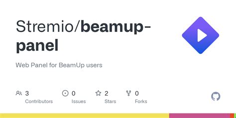 Github Stremio Beamup Panel Web Panel For Beamup Users
