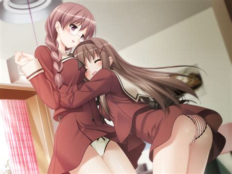 Kitajima Kaede And Kitajima Sara Sono Hanabira Ni Kuchizuke Wo Drawn