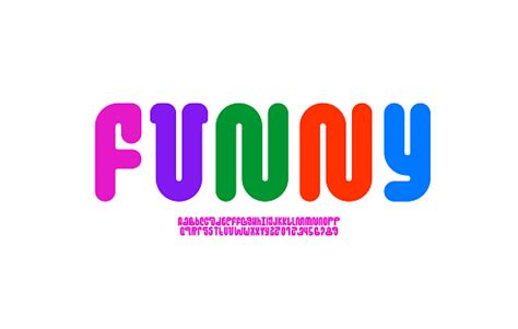 아트 알파벳 글꼴 추상적인 타이포그래피 여러 가지 빛깔의 문자와 숫자 벡터 일러스트레이션 10eps 5에 대한 스톡 벡터 아트