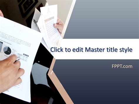 Free Economy Report PowerPoint Template Free PowerPoint Templates