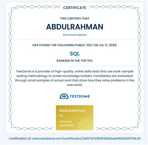 abdulrahman alsuhaibi on linkedin test sql