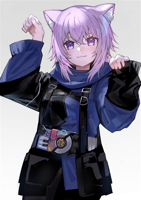 Nekomata Okayu And Kurama Neon Hololive And More Drawn By Kouhiipan Danbooru