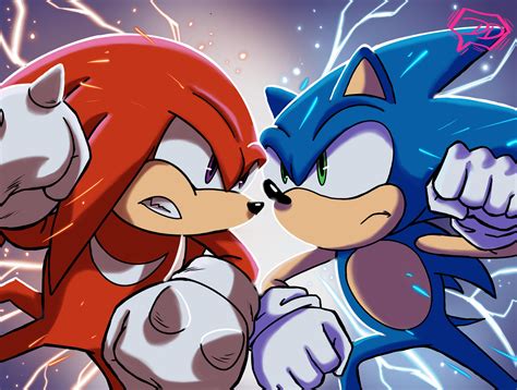 Sonic X Sonic Vs Knuckles