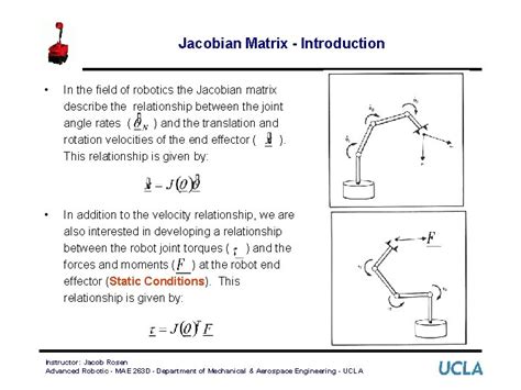 Velocity Propagation Between Robot Links 34 Instructor Jacob