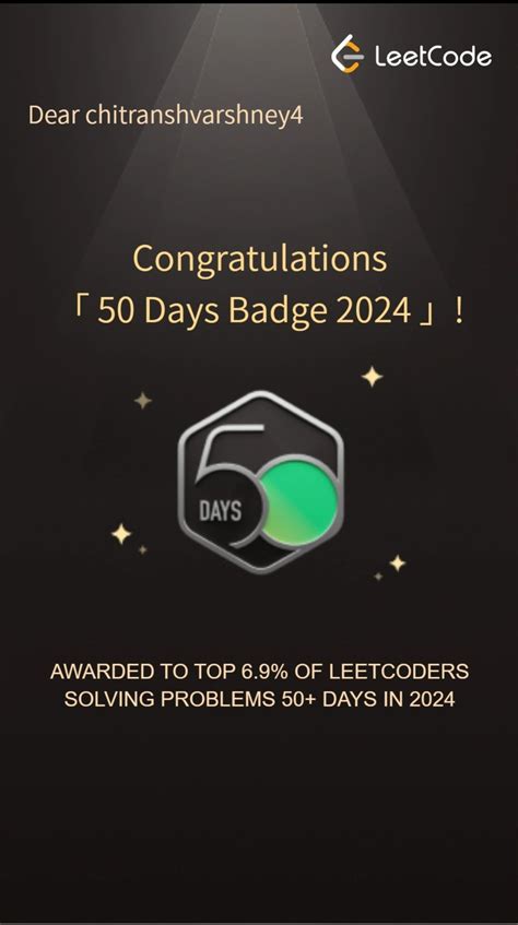 chitransh varshney on linkedin leetcode continuouslearning