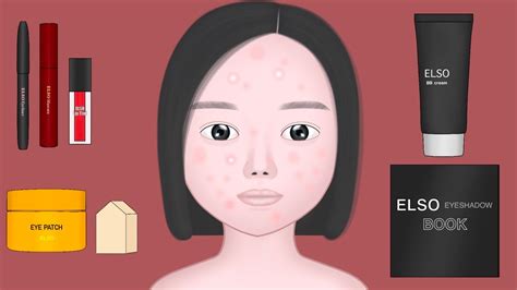 피부가 뒤집어진 여자의 변신 메이크업 I Makeup For A Woman Whose Skin Is Turned Upside Down I Youtube