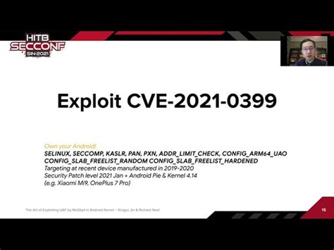 Hack In The Box Security Conference Talk Exploiting Uaf By Ret2bpf In