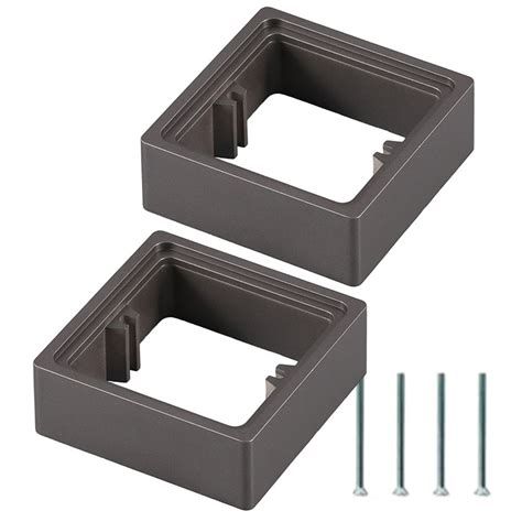 2pcs 30mm Single Socket Spacer Square Spacer Socket Surround Cover 1 Gang Socket Surround For