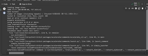 Kohya Lora Colab Is Stopping After This Before Making Any Kind Of Output What Am I Doing Wrong