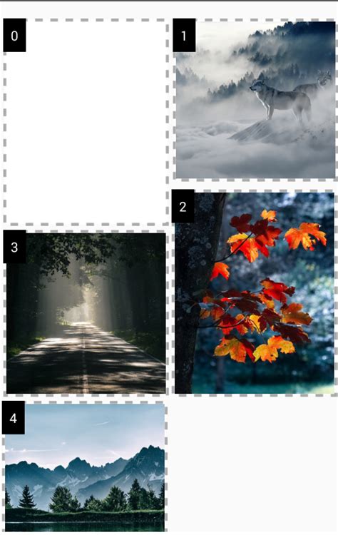 Android Staggeredgridlayoutmanager Item Arrangement Stack Overflow