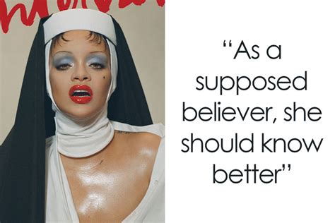 Rihannas X Rated Nun Photoshoot Blasted As “religious Mockery”