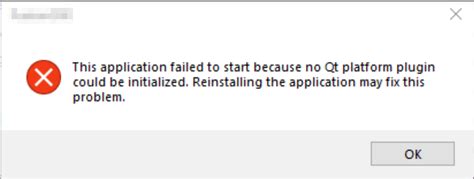 this application failed to start because it could not find or load the qt platform plugin when