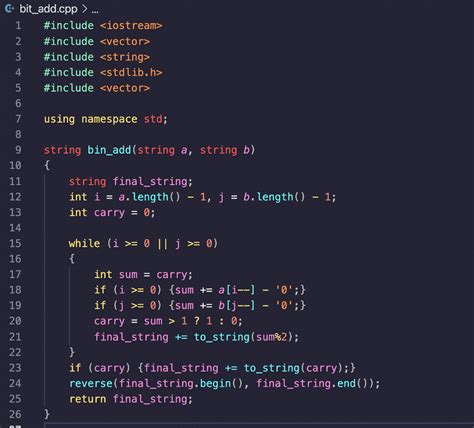 Solved Program Is Meant To Add Two Binary Numbers And Return Result