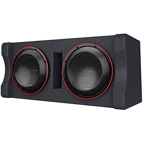 Kenwood Excelon P Xw1221dhp 2 Ohm Ported Enclosure With Two 12 Subwoofers Dual 12 Preloaded