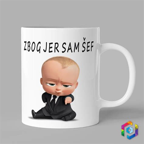 Zbog Jer Sam Šef šolja Sa štampom Digital Print