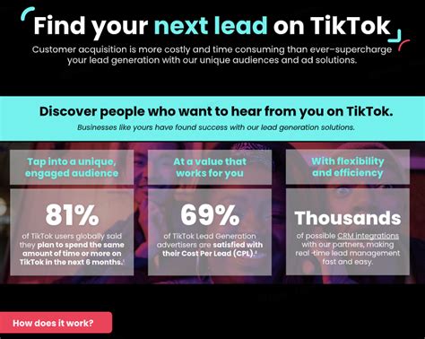 Tiktok Lead Gen Solutions Tiktok For Business