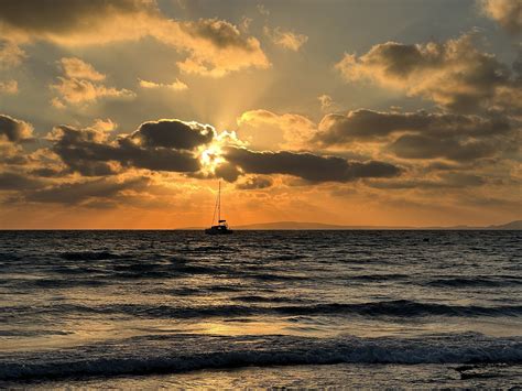 바다 일몰 항해 Pixabay의 무료 사진