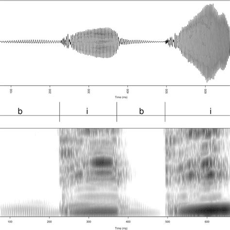 Waveform And Spectrogram Frequency From 0 5000 Hz For Bibi From Download Scientific Diagram