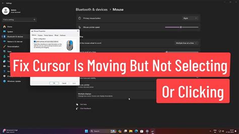 fix cursor is moving but not selecting or clicking youtube