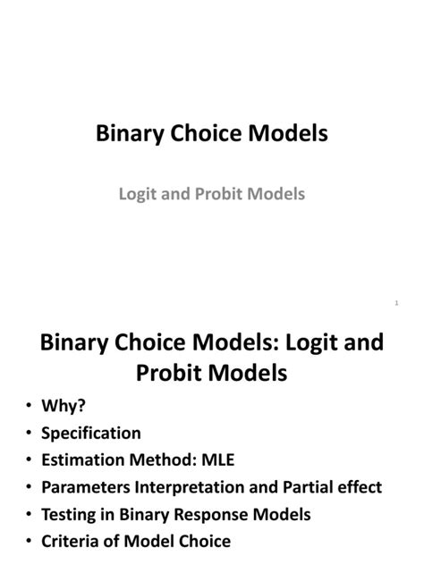 Logit And Probit Models Pdf Logistic Regression Normal Distribution