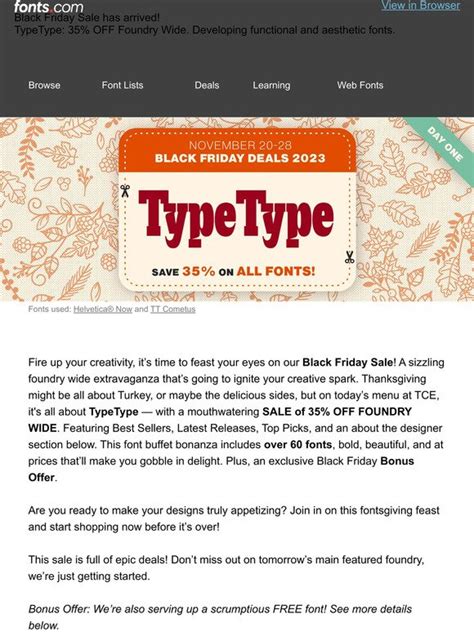 Myfonts ★ Typetype 35 Off Foundry Wide Milled