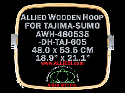 Tajima Hoop Embroidery Frame 600 Mm Sew Field Arm Spacing