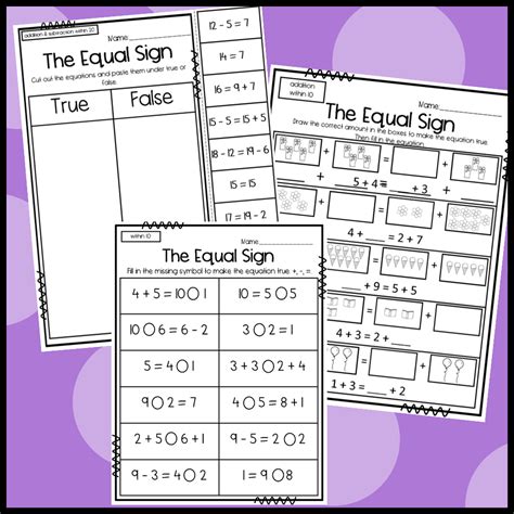 Purple Equal Sign