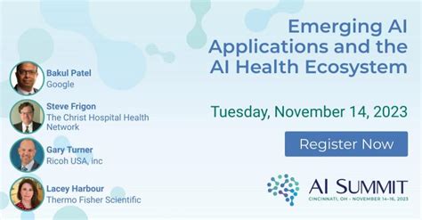 Bakul Patel On Linkedin Please Join Me For The Ai Global Healthcare Initiatives Annual Ai Summit …