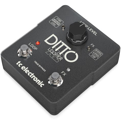 Tc Electronic Ditto X2 Looper Pedal With Stop Button And Effects