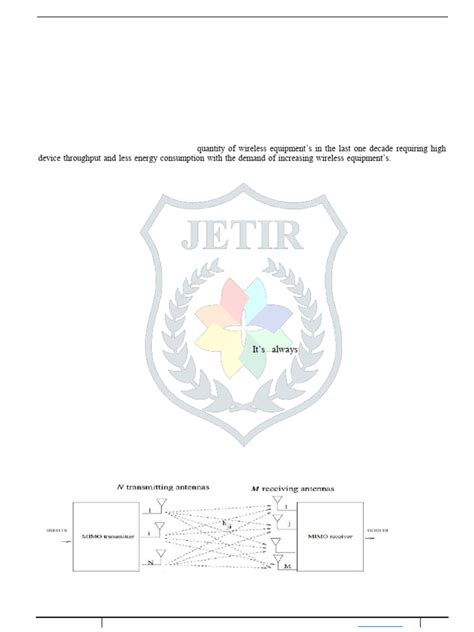 Introduction To Massive Mimo In Cellular Technology Pdf Mimo Duplex Telecommunications