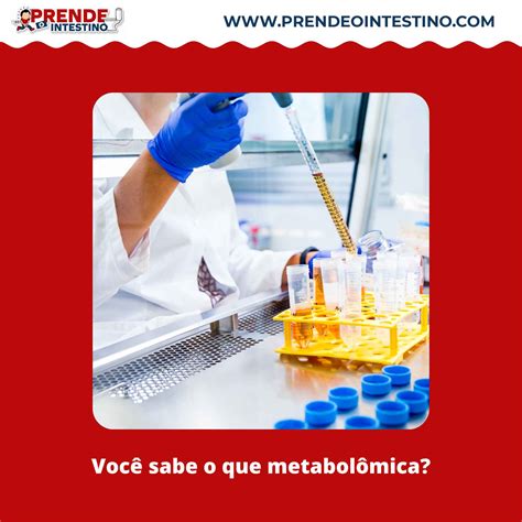 Você Sabe O Que Metabolômica