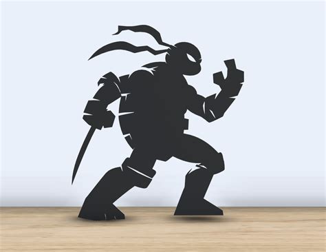 Tmnt 2d Art Silhouette Ai Generated By Jf 699 Makerworld