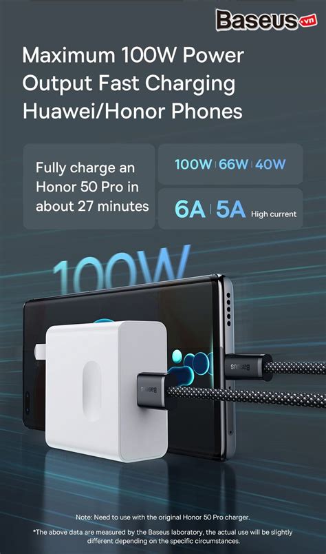 Cáp Sạc Baseus Dynamic Series Fast Charging Data Cable Usb To Type C 100w 2m White Techmall