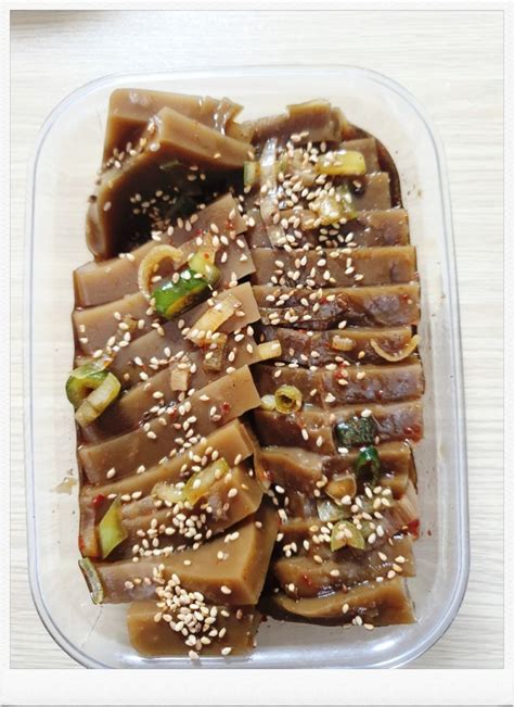 자연산 도토리가루로 도토리 묵 쑤기 도전 네이버 블로그