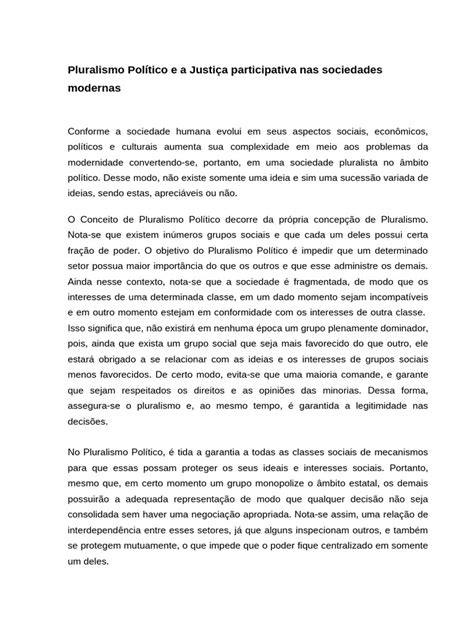 Pluralismo 1 Pdf