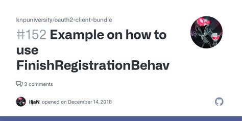 example on how to use finishregistrationbehavior · issue 152