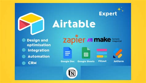 Build Optimise Integrate And Automate Your Airtable Database And Notion By Jasminekane1 Fiverr