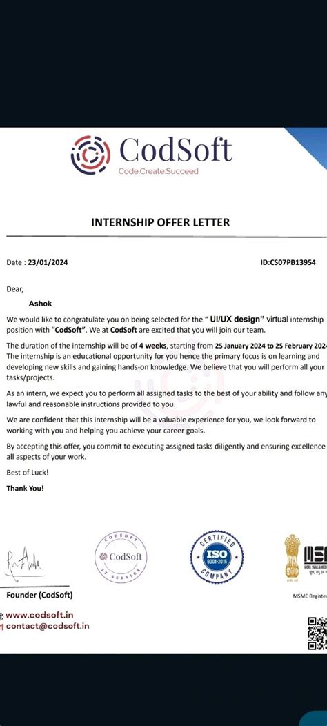 ashok kumar s on linkedin i finished my tasks 1 2 and 3 in codsoft this internship enriches my…