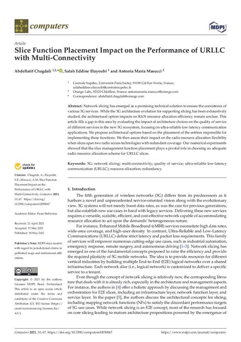 Slice Function Placement Impact On The Performance Of Urllc With Multi