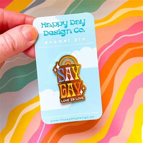 Gay Pride Pin Etsy