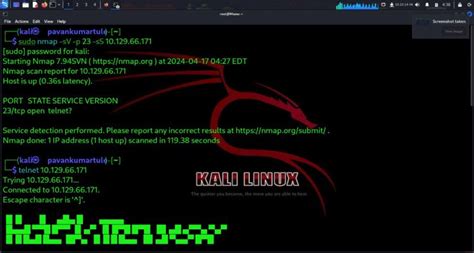 Cybersecurity Ctf Hackthebox Meowmission Telnet Protocols