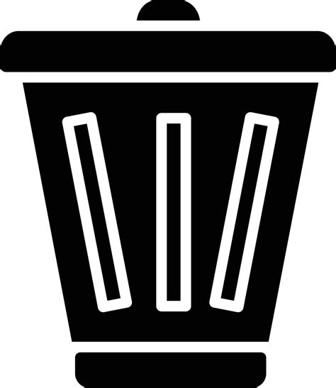 Recycle Bin Glyph Icon 11215226 Vector Art At Vecteezy