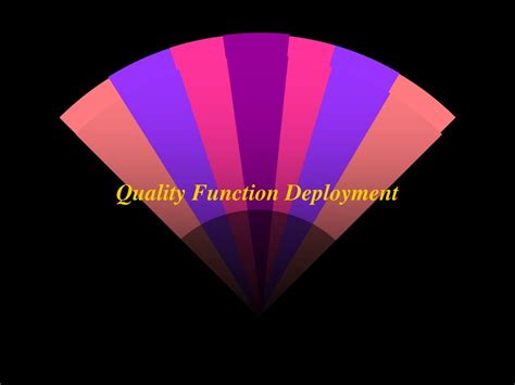 PPT Quality Function Deployment PowerPoint Presentation Free Download ID